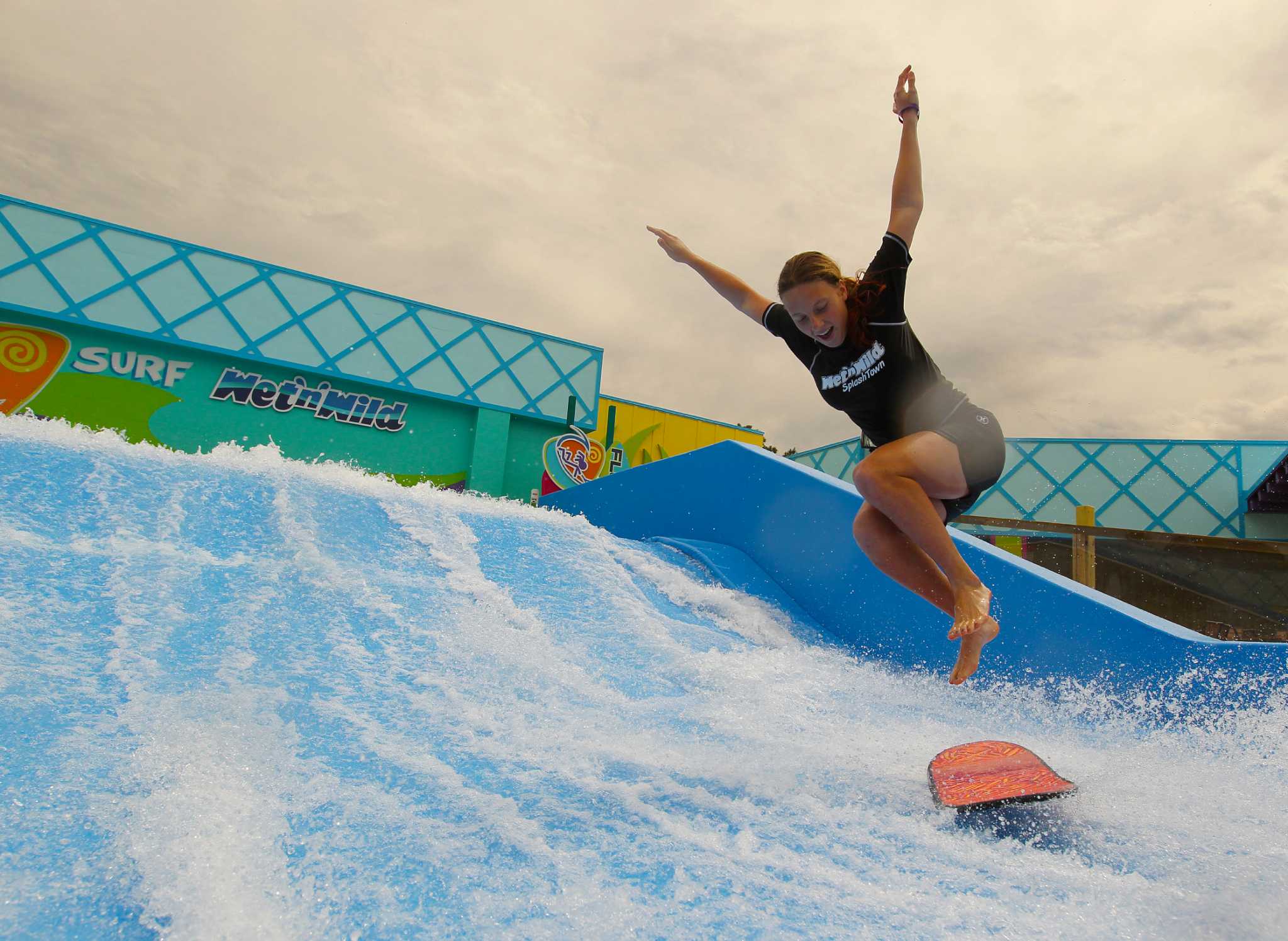 Video: Champion flowboarder shows off in Houston