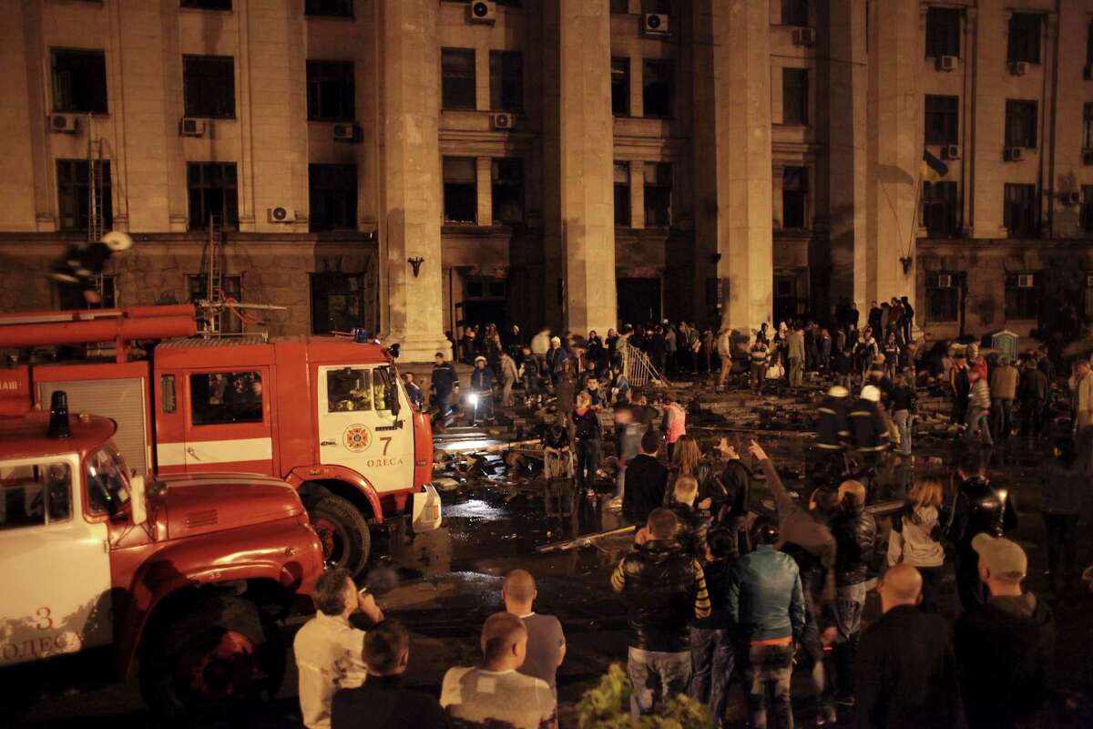 Dozens dead in Odessa unrest