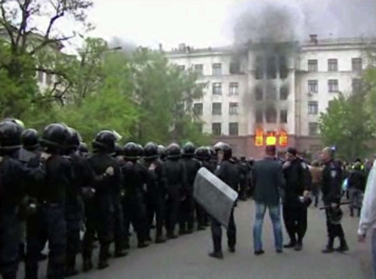 Dozens dead in Odessa unrest