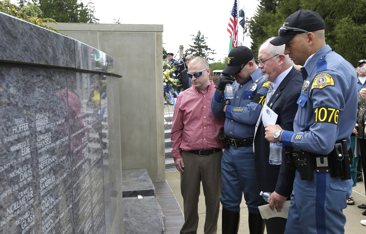 Law enforcement medal of honor ceremony