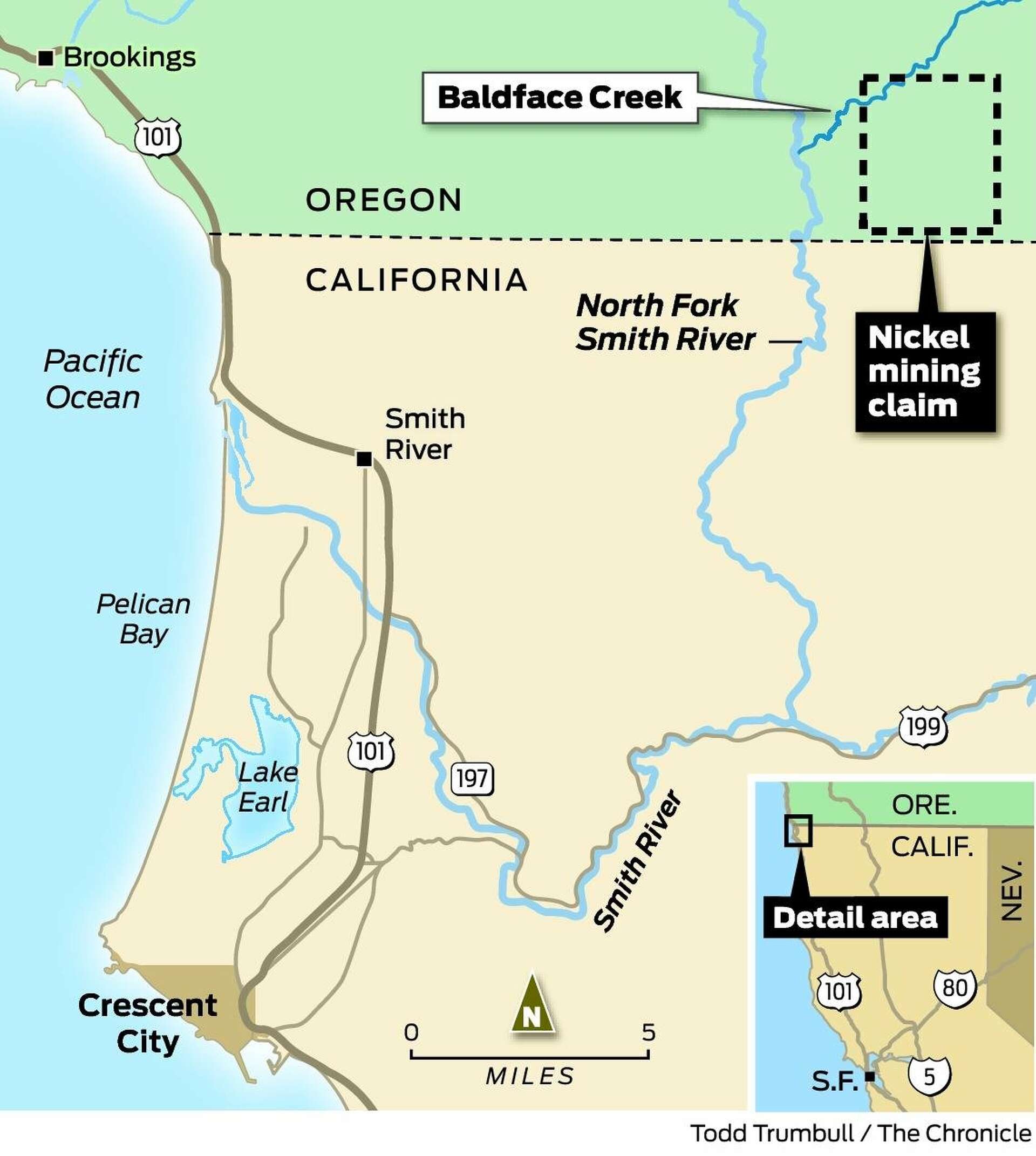 Proposed mine by wild Smith River roils Del Norte County folks