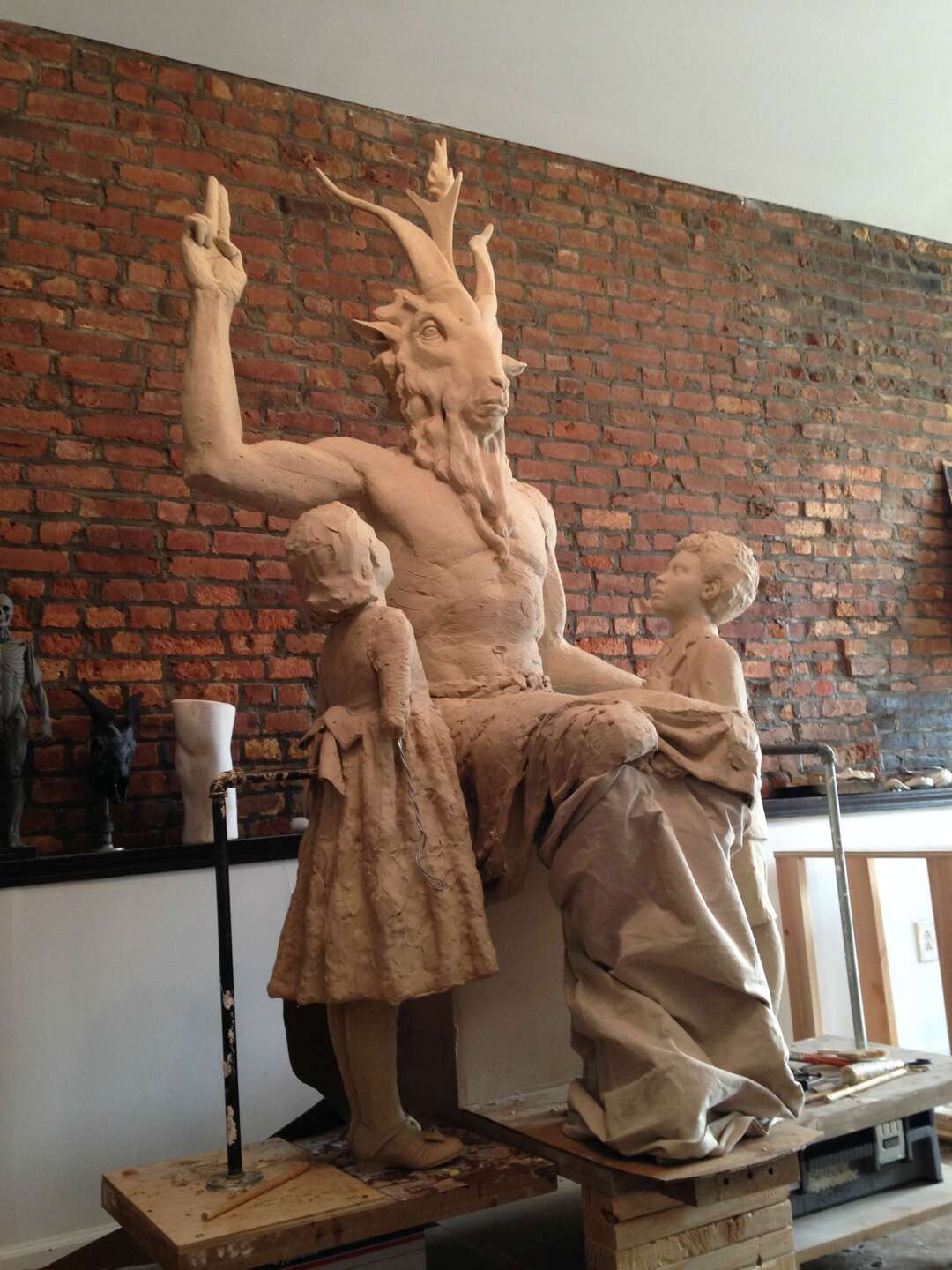 Satanic Temple's statue of Satanic figure under way for Oklahoma capitol