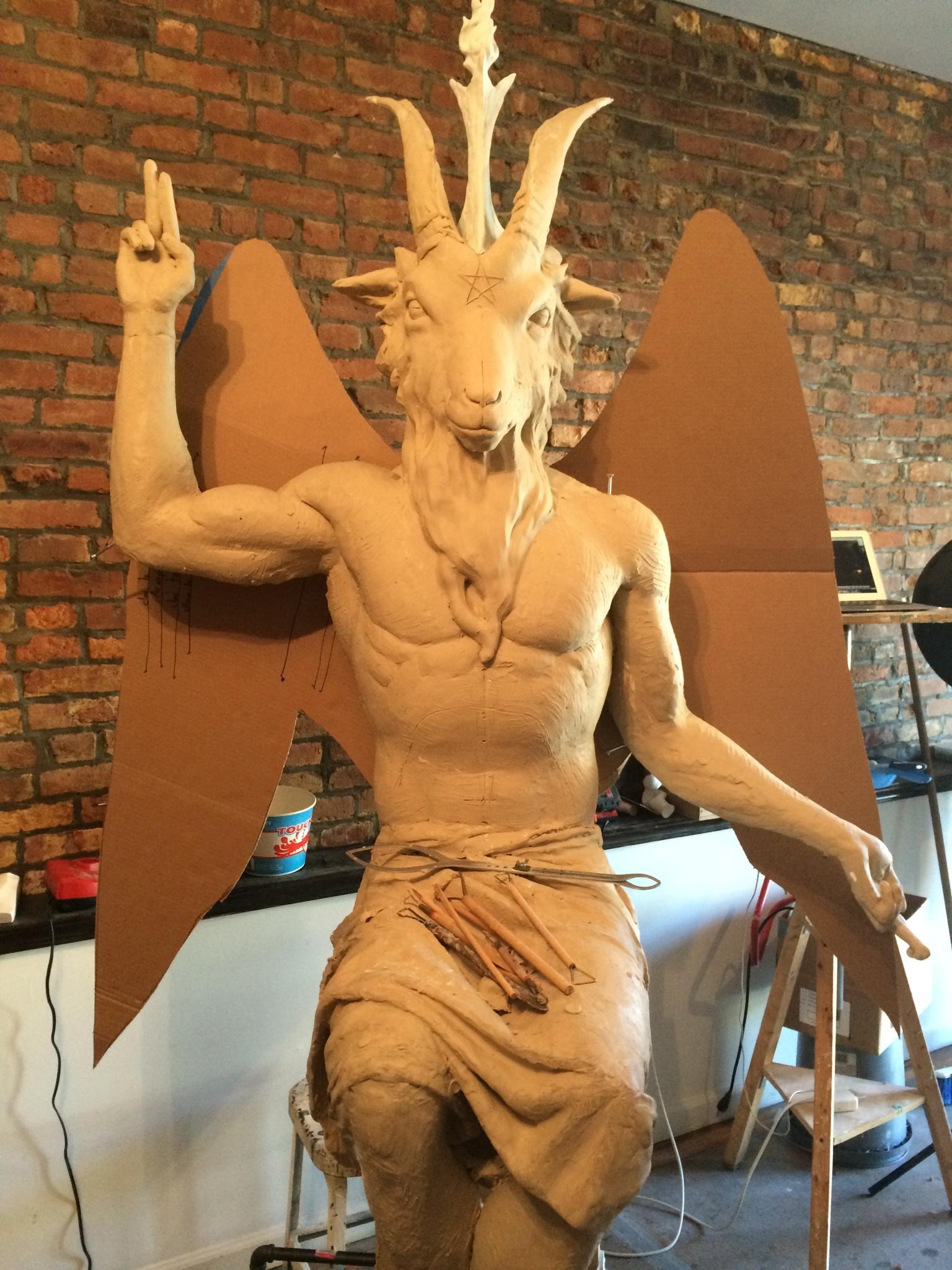 Satanic Temple s Statue Of Satan Under Way Satanic Temple s Statue Of Satan Under Way