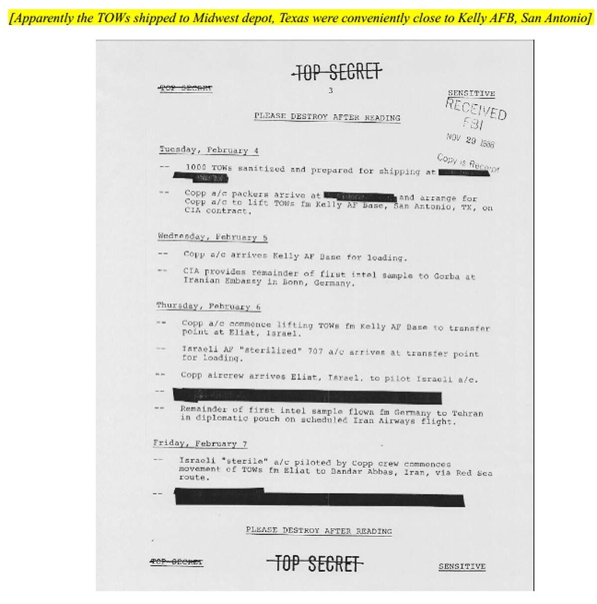 There's a top secret CIA weapons facility just north of San Antonio