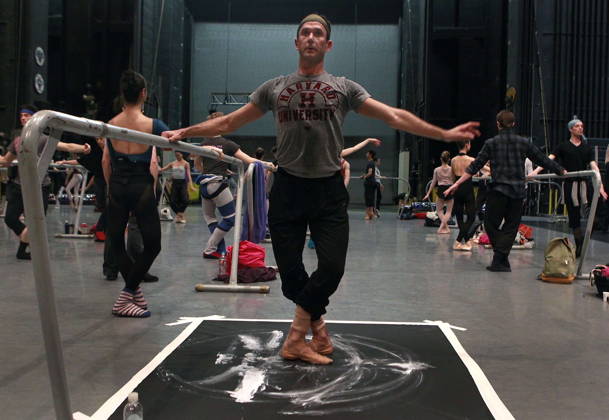 S.F. Ballet dancer bids farewell with artworks made by feet