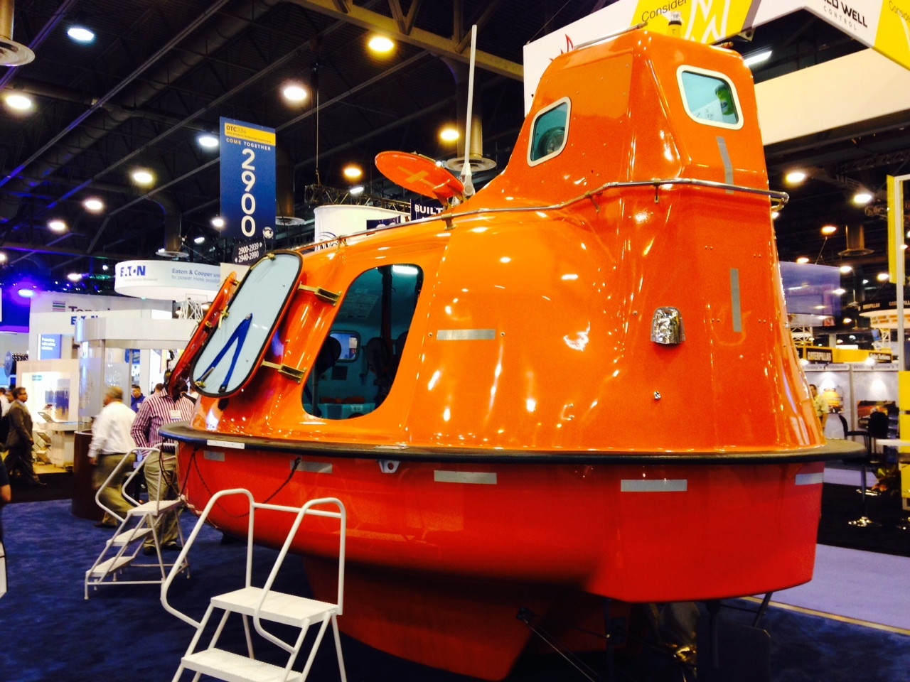 Orange boat maybe isn't anyone's first choice for a cruise