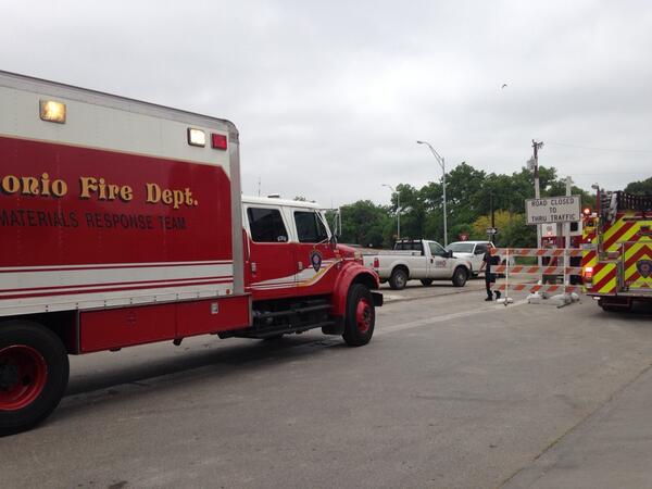 Crews Respond To Gas Leak On Broadway