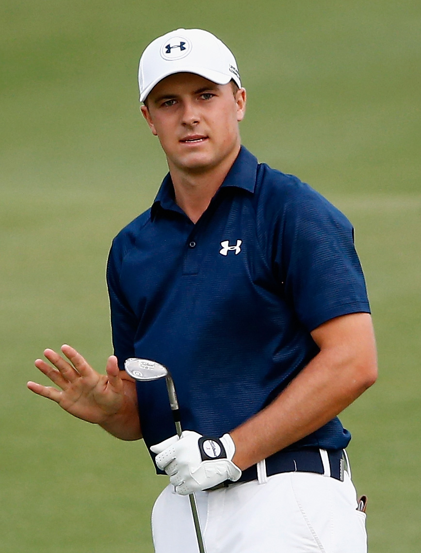 Spieth shares Players lead after three bogey-free rounds