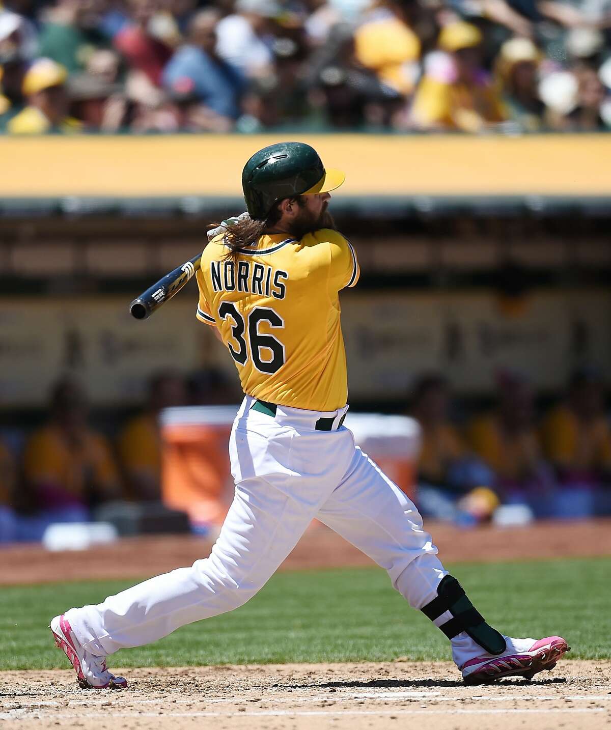 Derek Norris hits 2 3-run HRs in A's rout of Nationals