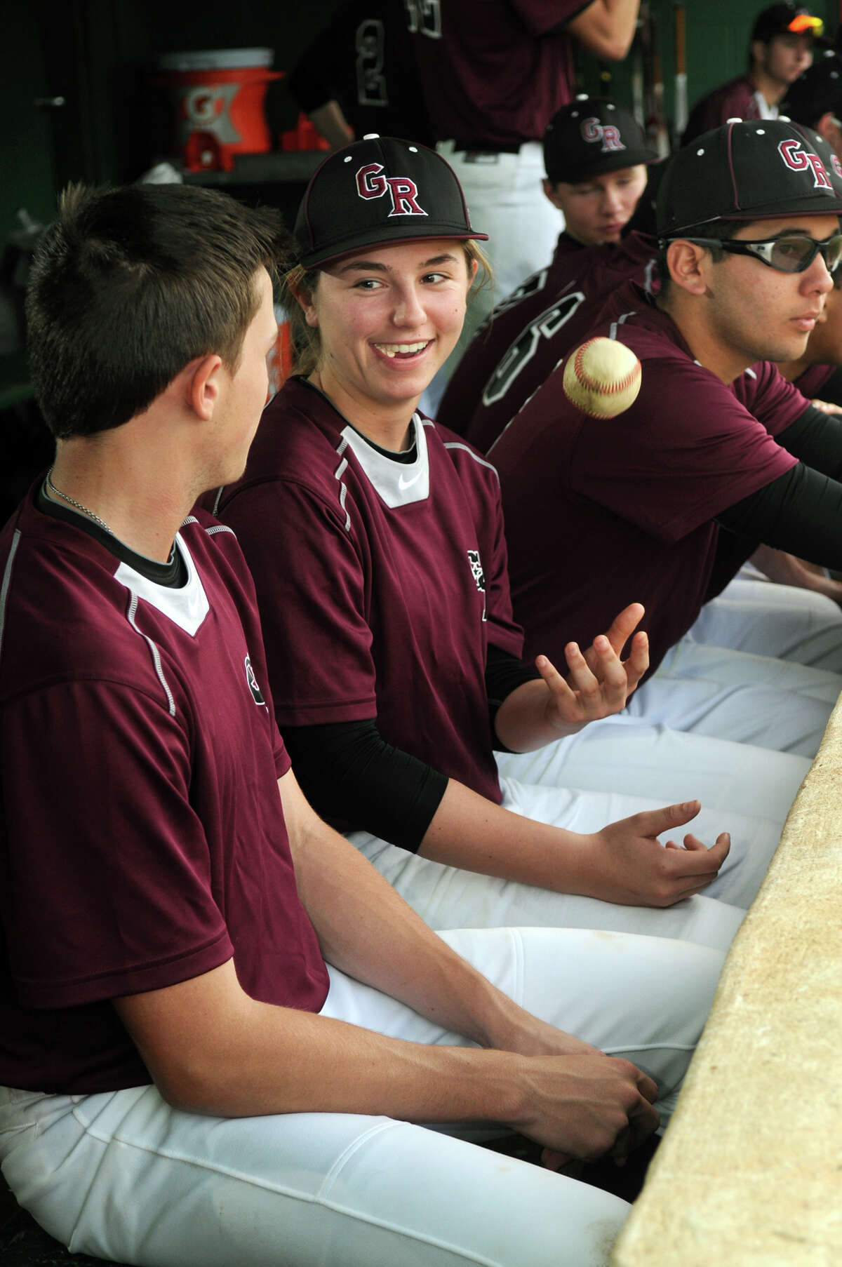 George Ranch's Sarah Hudek shows baseball isn't just for boys