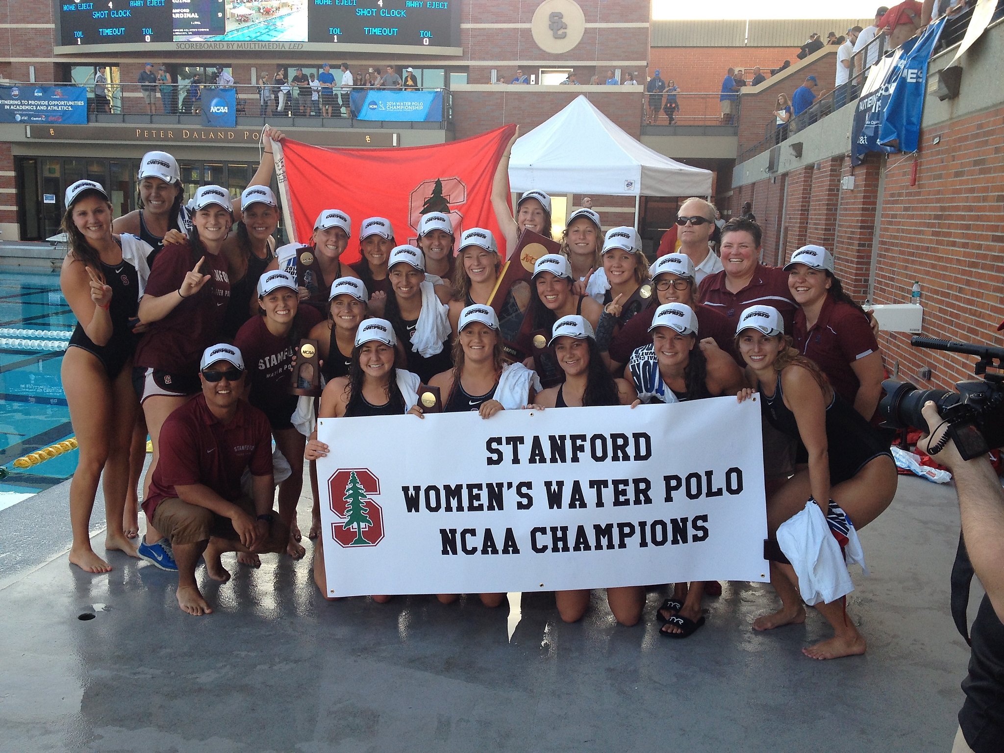 Stanford women win NCAA water-polo title