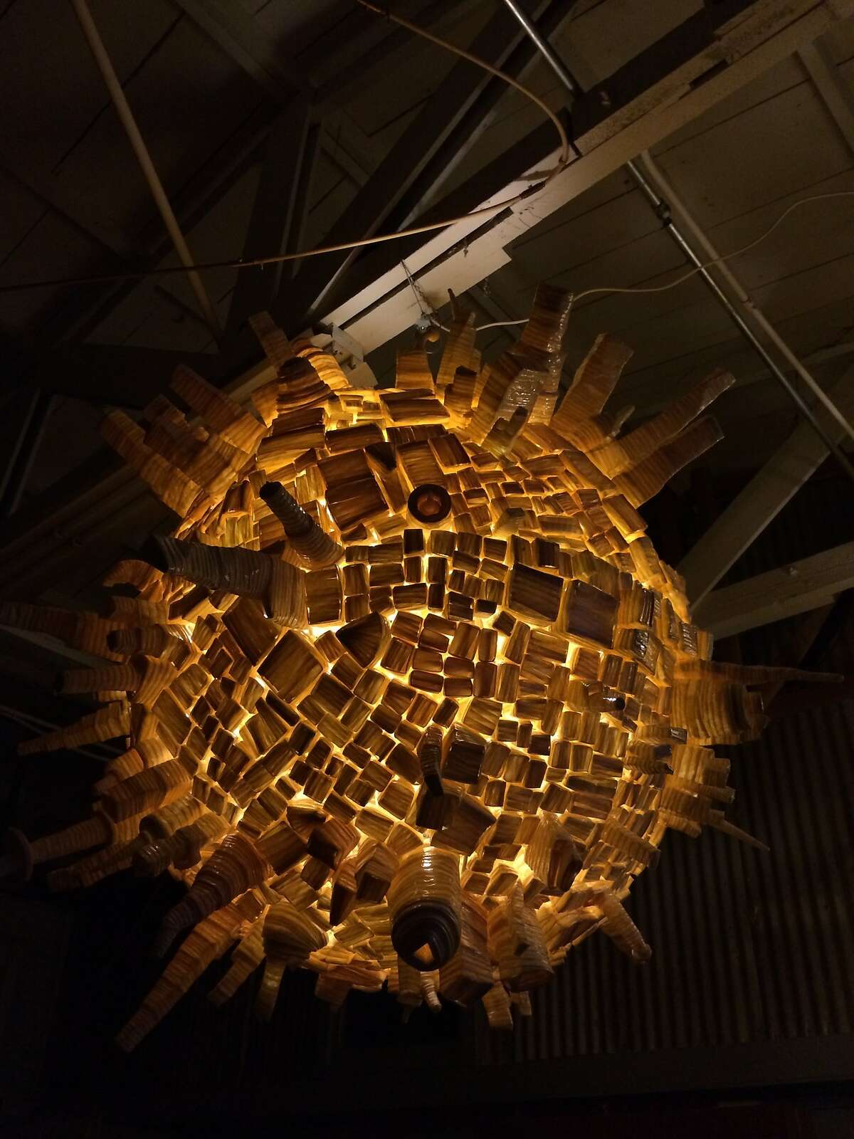 Artist Danny Scheible sticks with tape creations