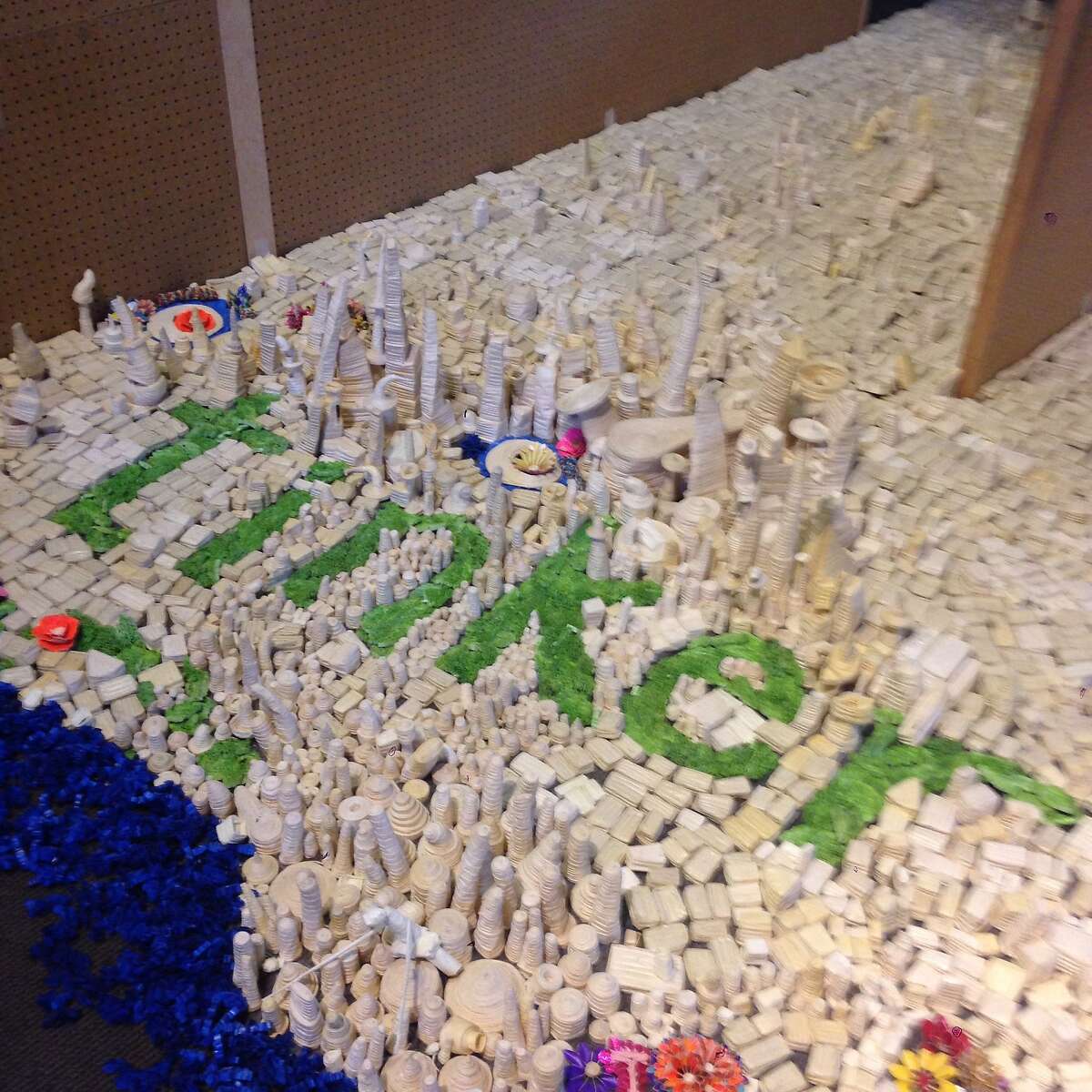 Artist Danny Scheible sticks with tape creations