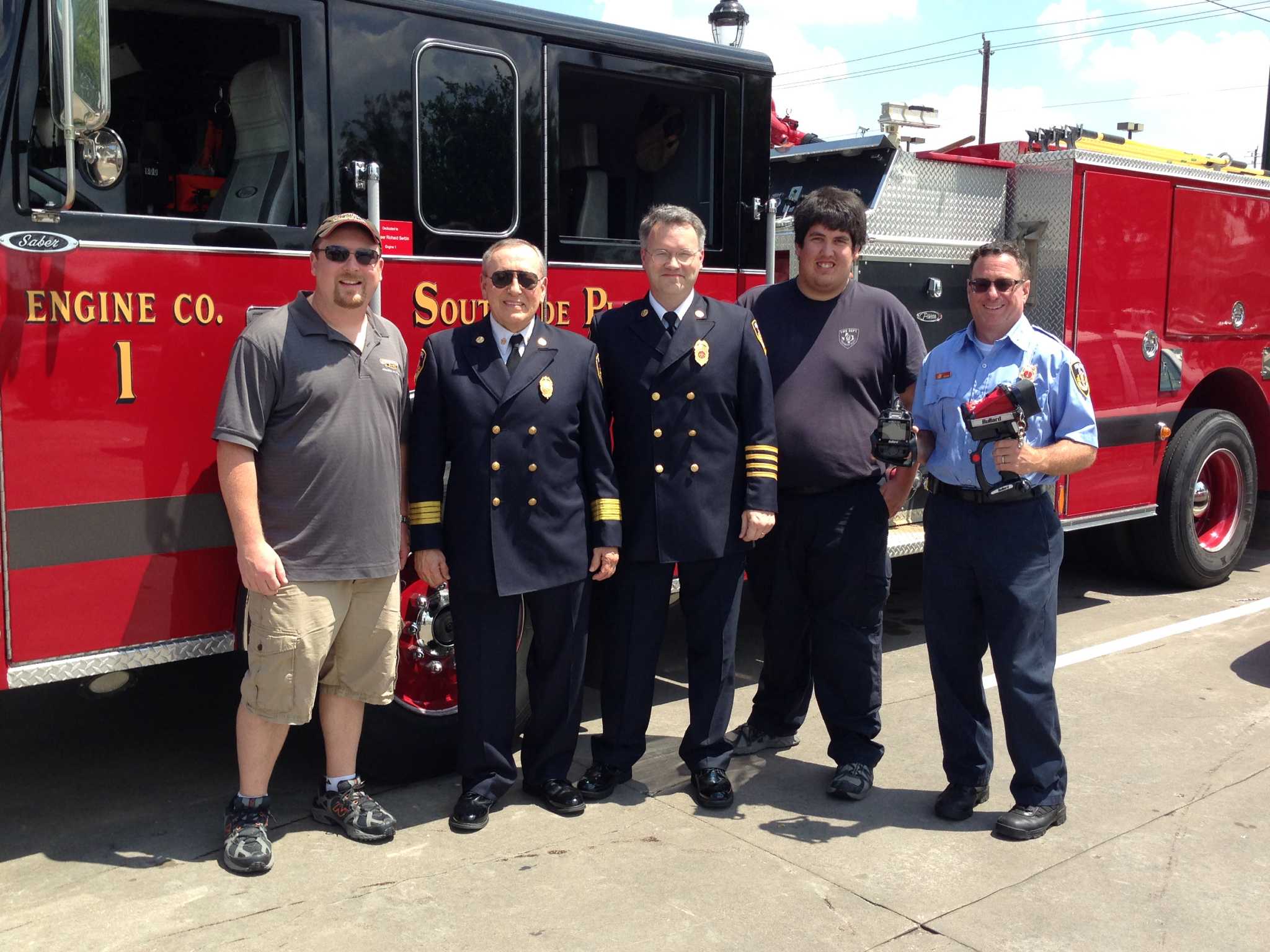 Equipment gift fulfills promise to late firefighter
