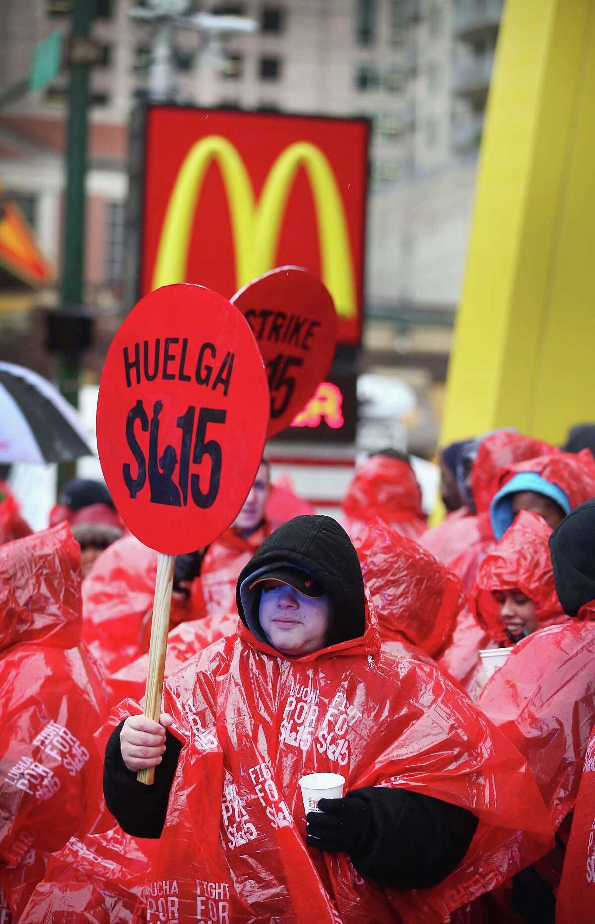 San Antonio joins fast-food wage protests