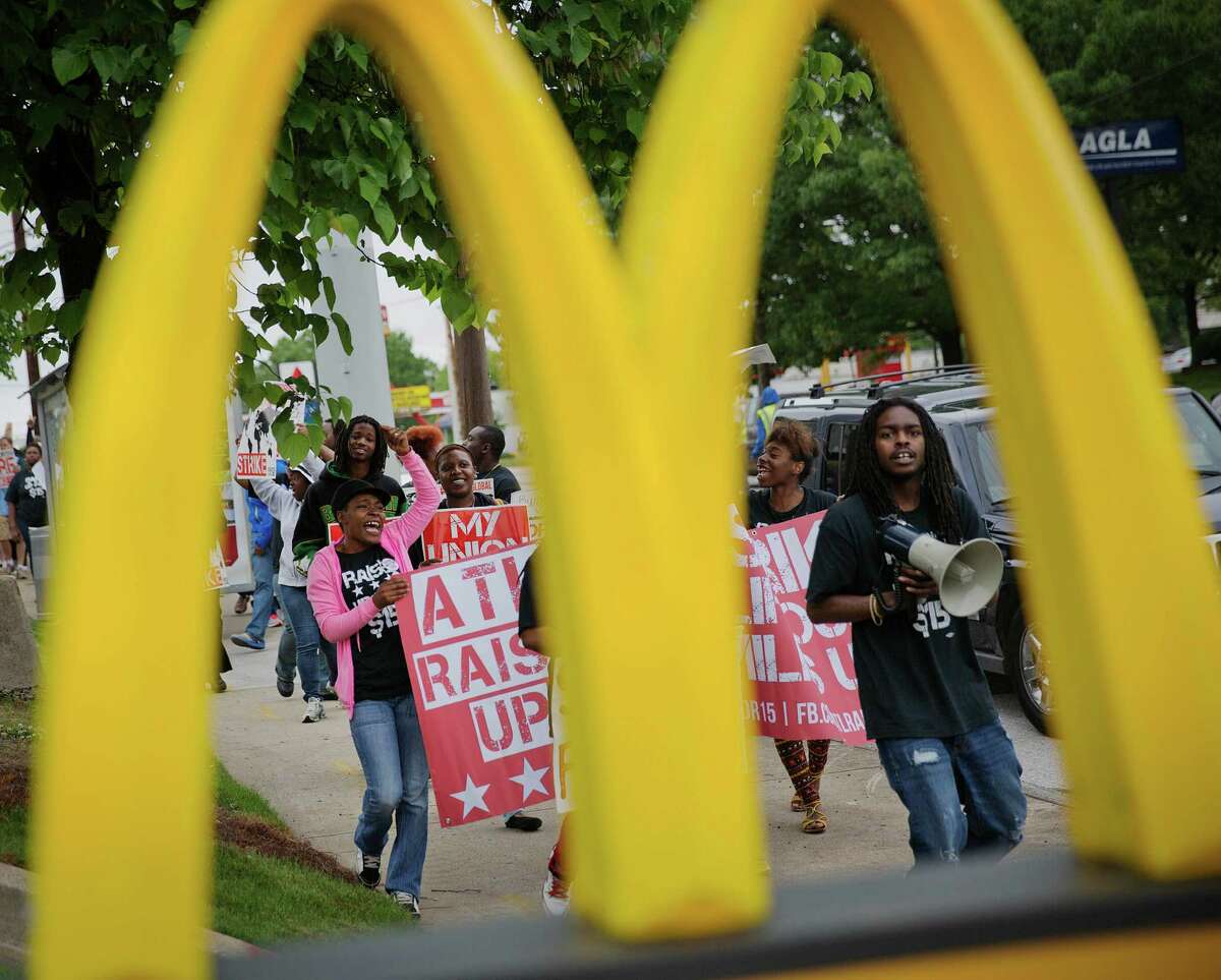 San Antonio joins fast-food wage protests
