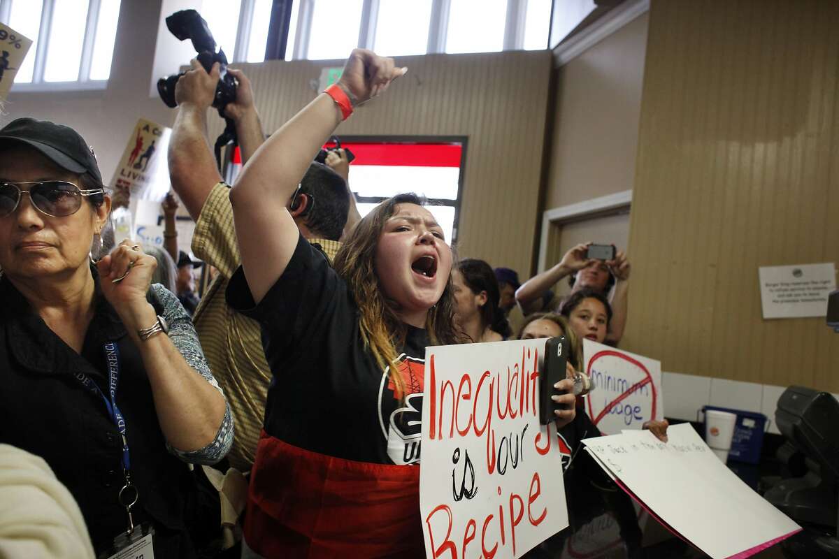 Fast-food workers protest