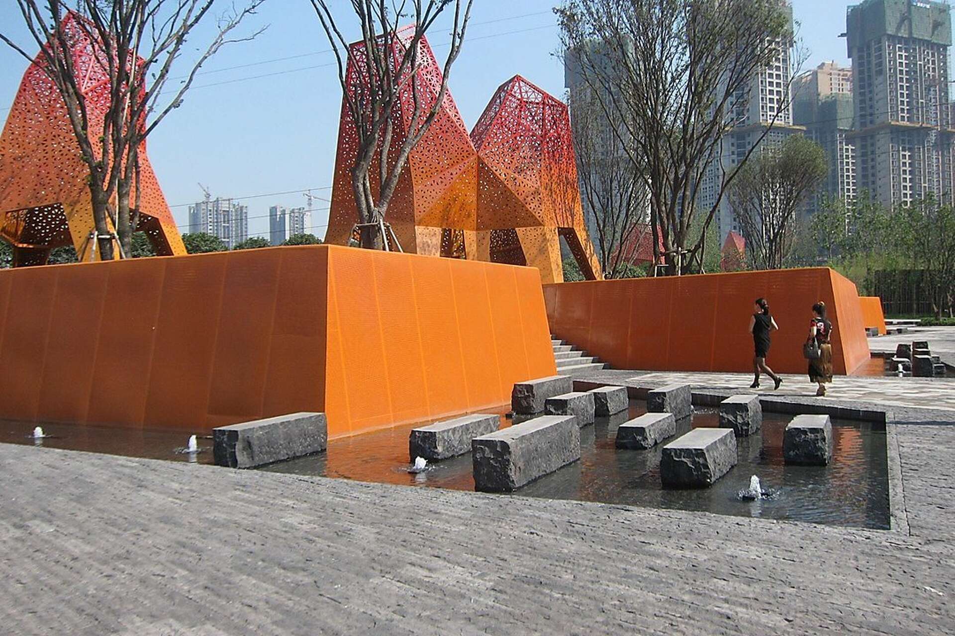 Artistic landscape architecture brings a sense of belonging
