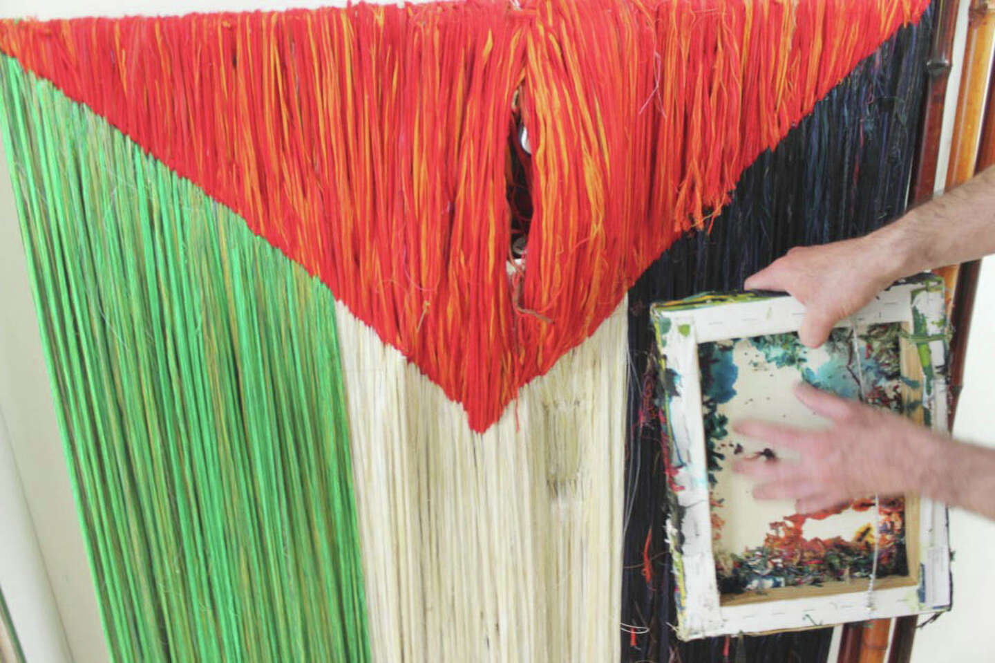 Fiber artist loves the old, embraces the new