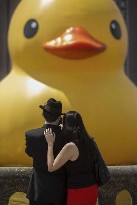 "Rubber Duck" invades the US
