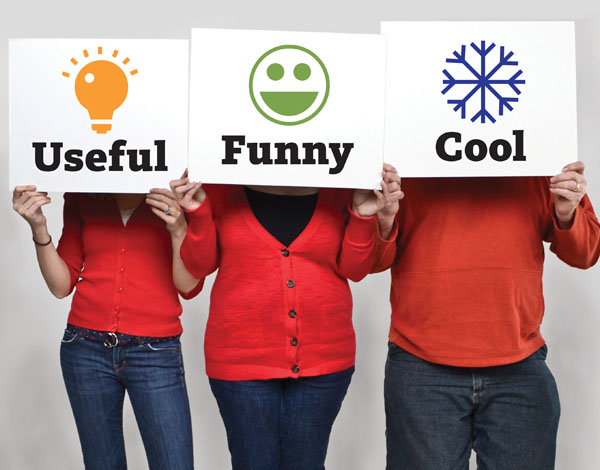 Useful, Funny, Cool