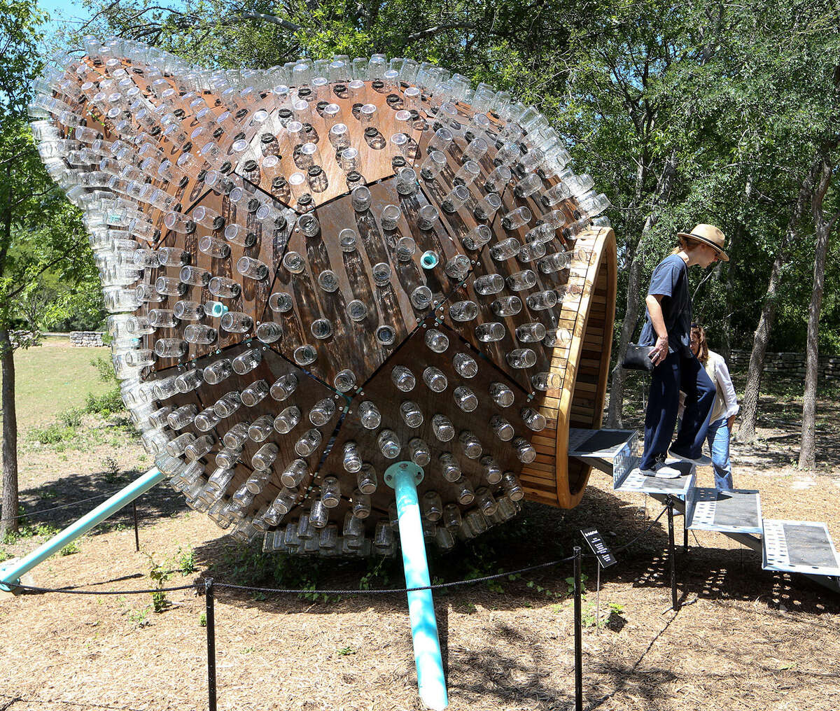Giant birdhouses attract fans of all ages