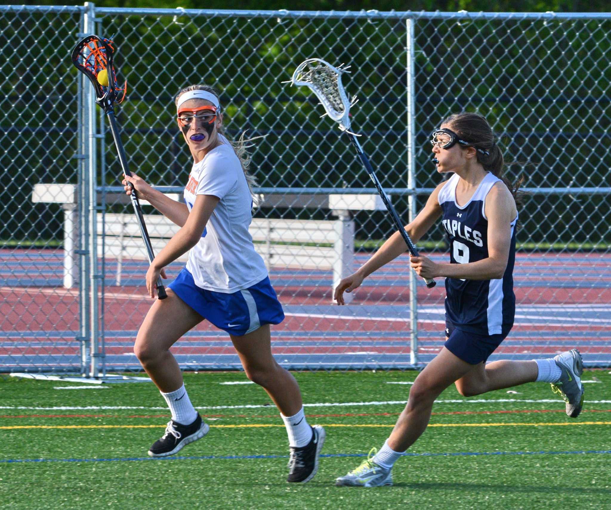 Staples girls lacrosse doubles up Danbury