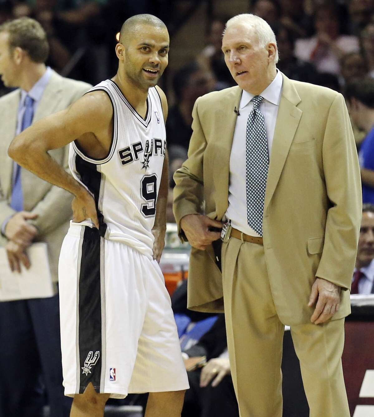 Spurs coach Gregg Popovich over the years