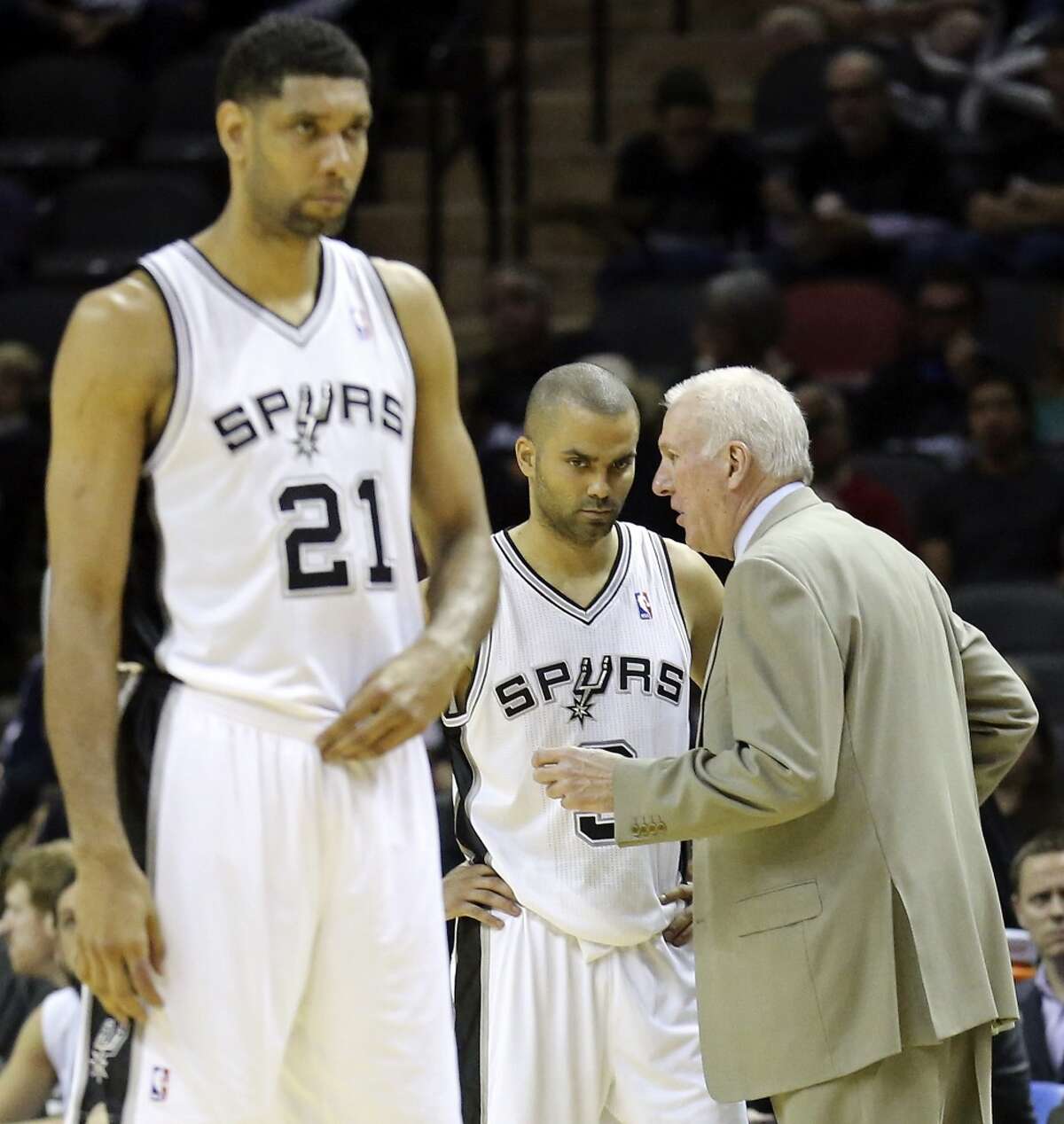 Spurs coach Gregg Popovich over the years