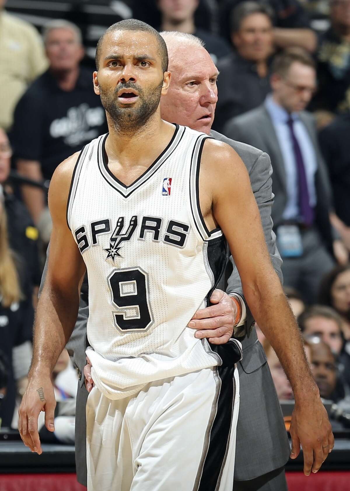 Spurs coach Gregg Popovich over the years