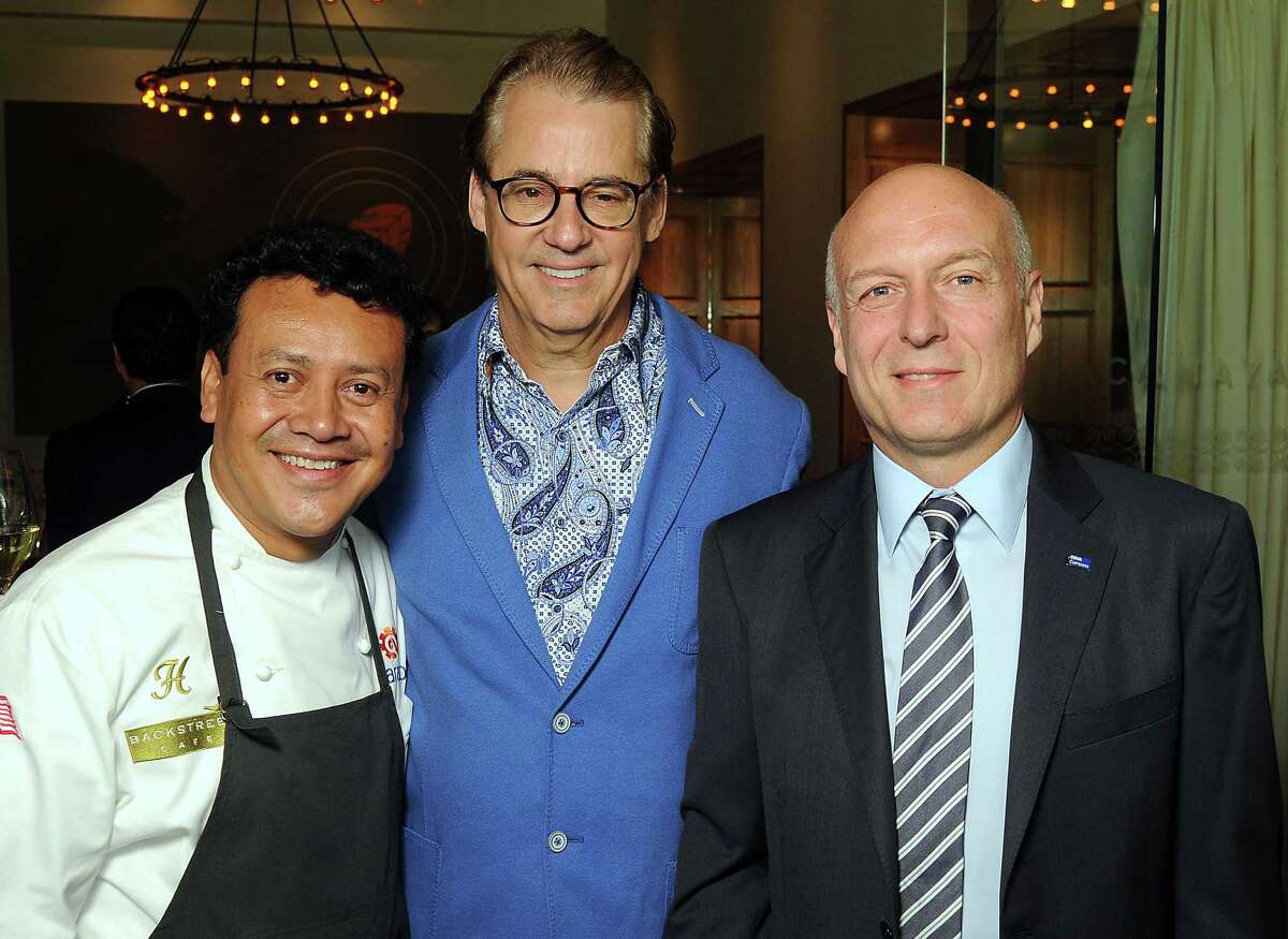 Local culinary stars at BBVA's reception for famed chef Roca