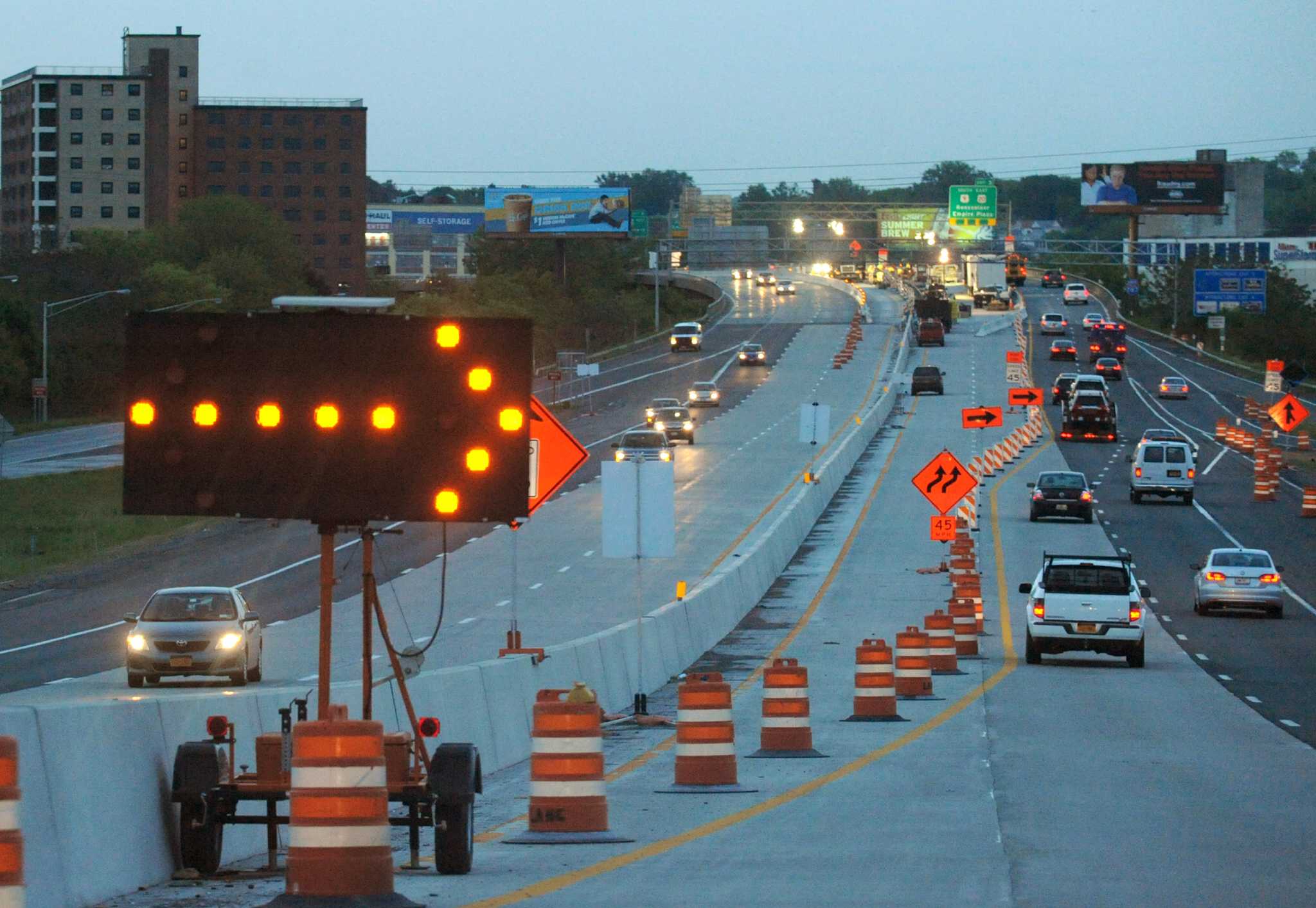 Patroon Island Bridge, 787 paving among 2014 road projects