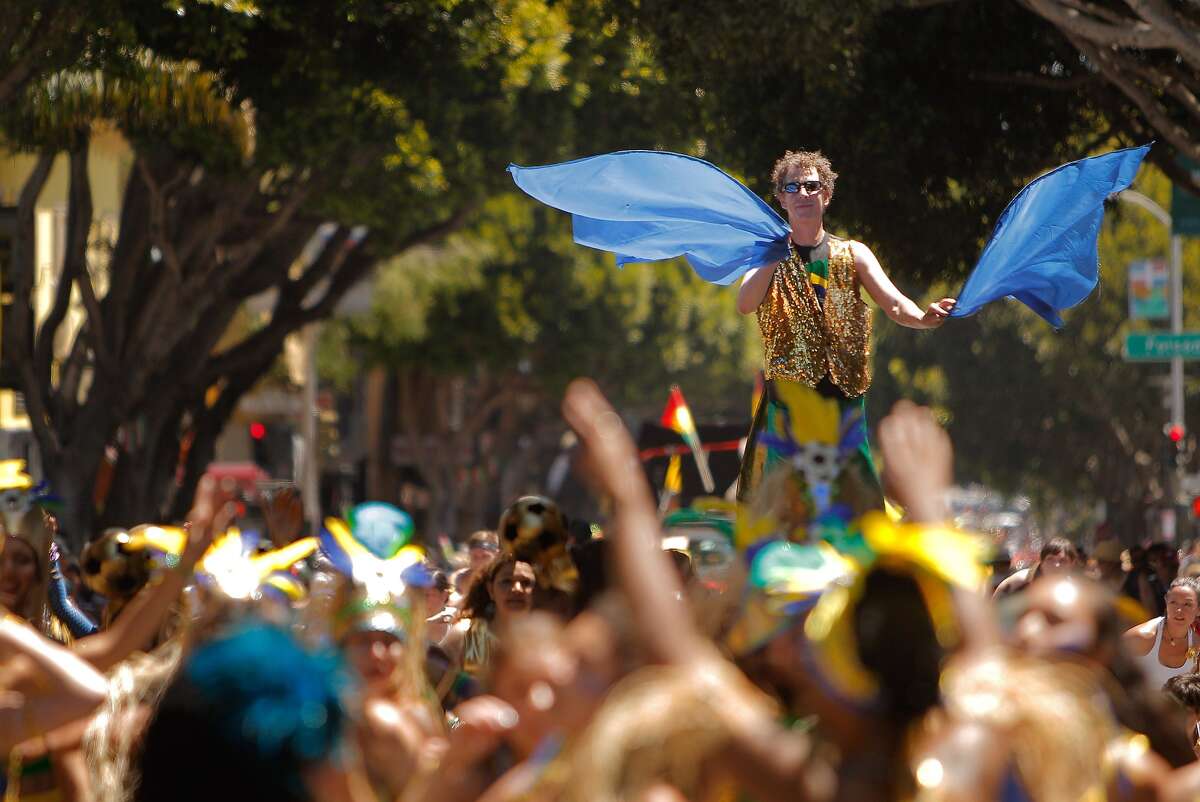 Carnaval partiers parade through S.F.'s Mission District