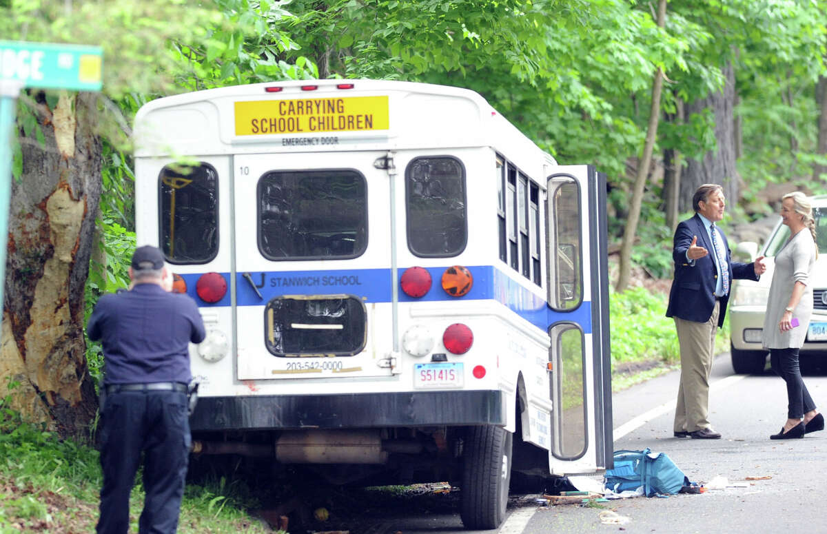 Fourteen injured in Greenwich bus crash