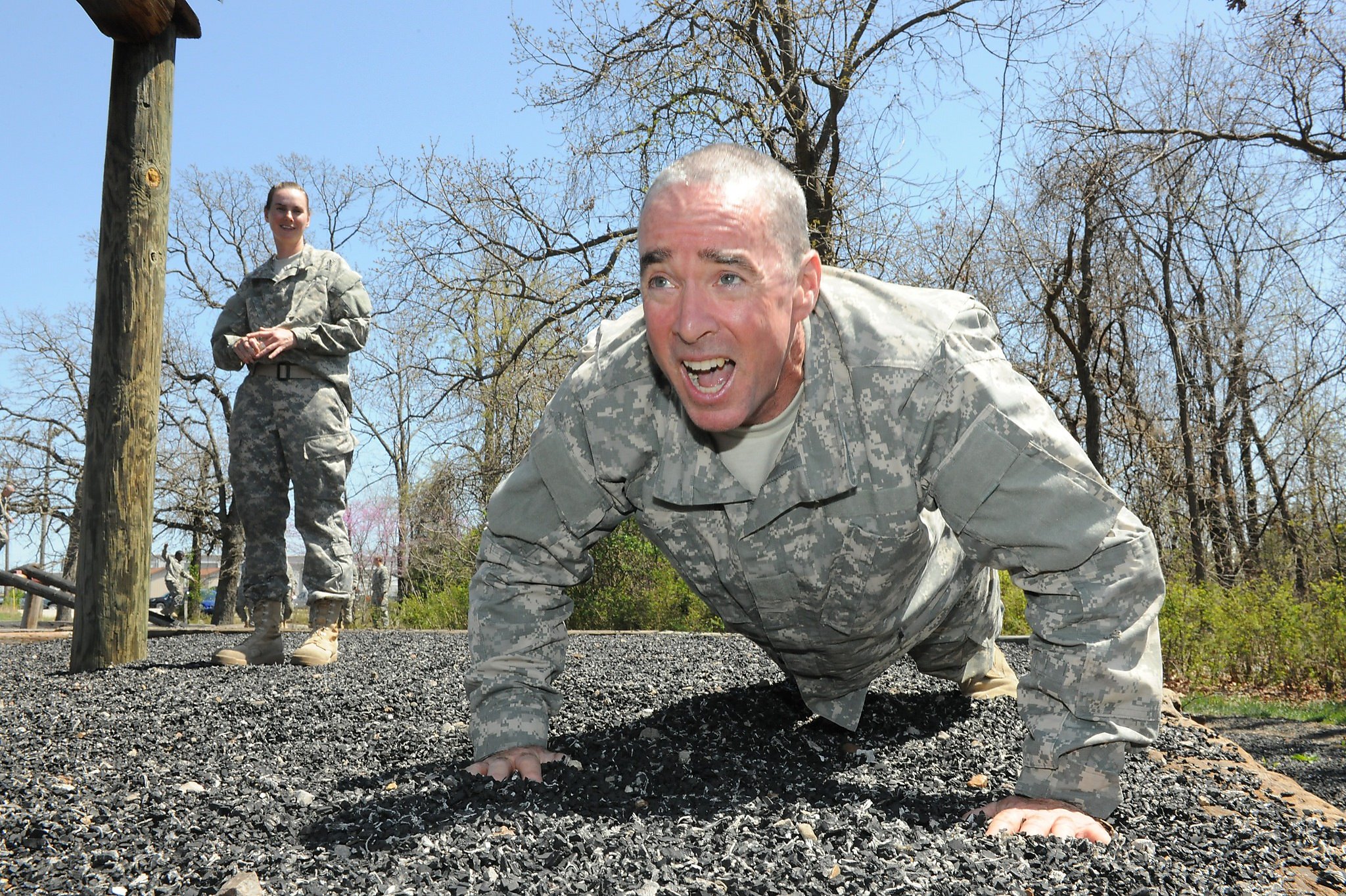 Soldier, 55, about to graduate from combat basic training