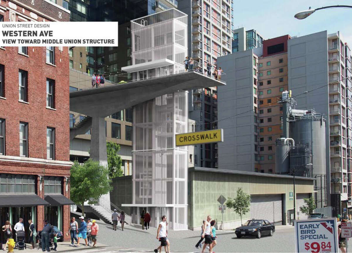 Seattle plans new walkway to waterfront, viewpoint