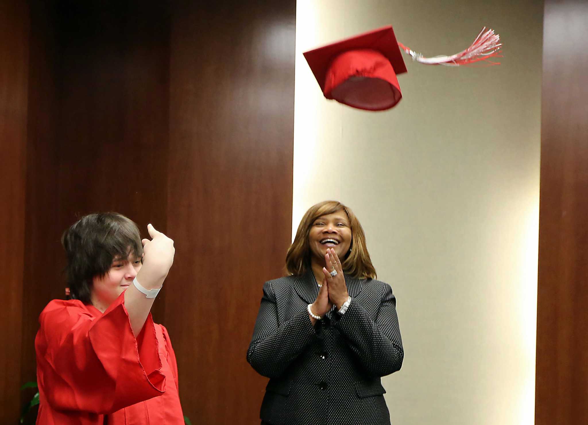 Illness couldn't keep student from graduating