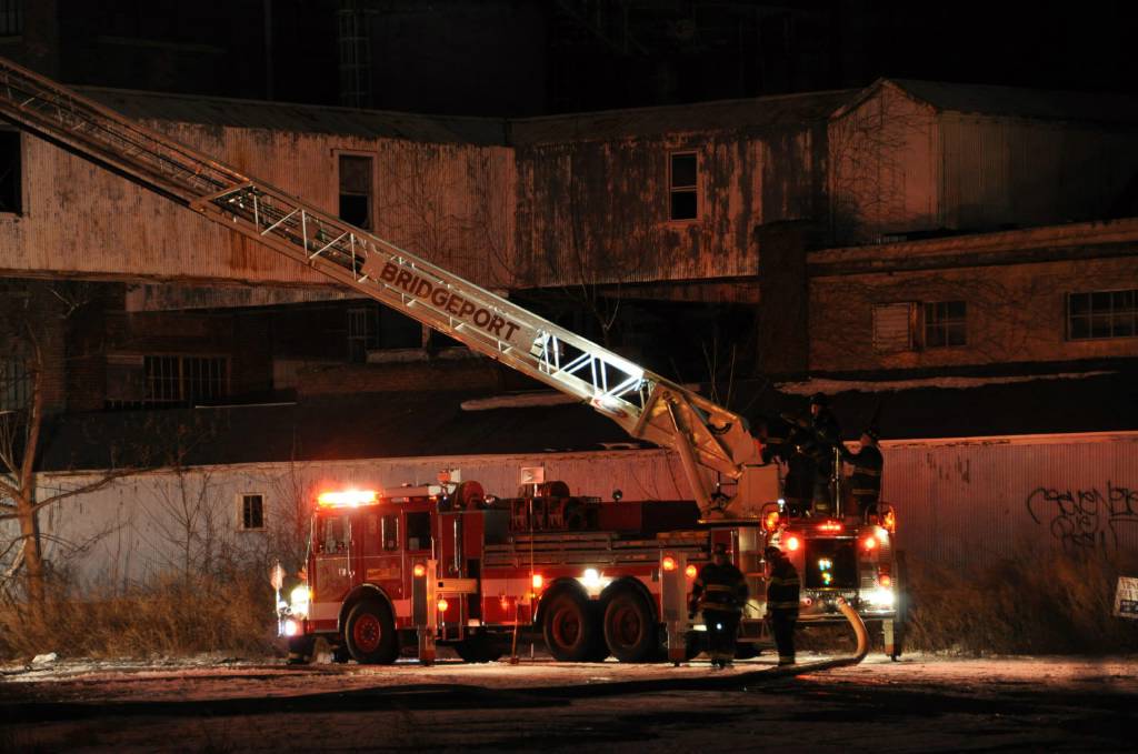 Fire at Remington Arms site proves challenging to extinguish