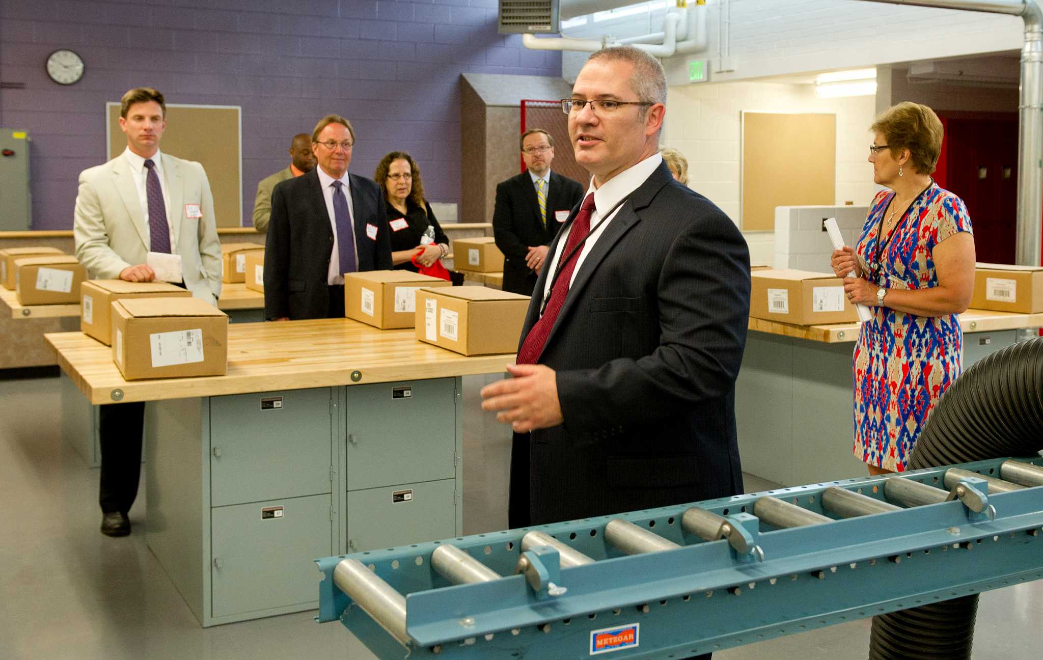 Wright Tech sponsors get tour of revamped trade school
