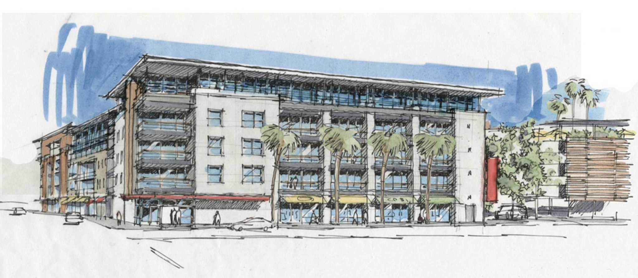Mixed-use downtown project wins initial OK
