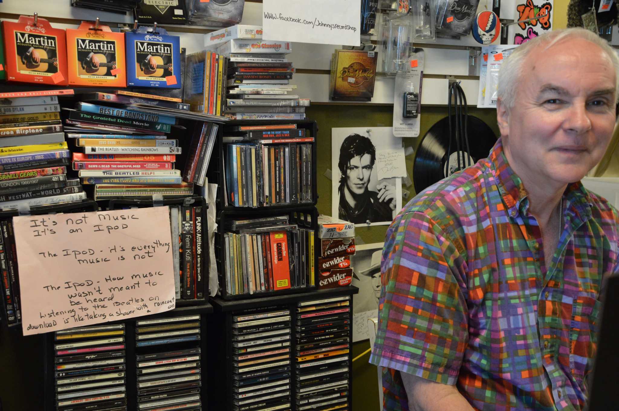 Record shop still making music in digital age