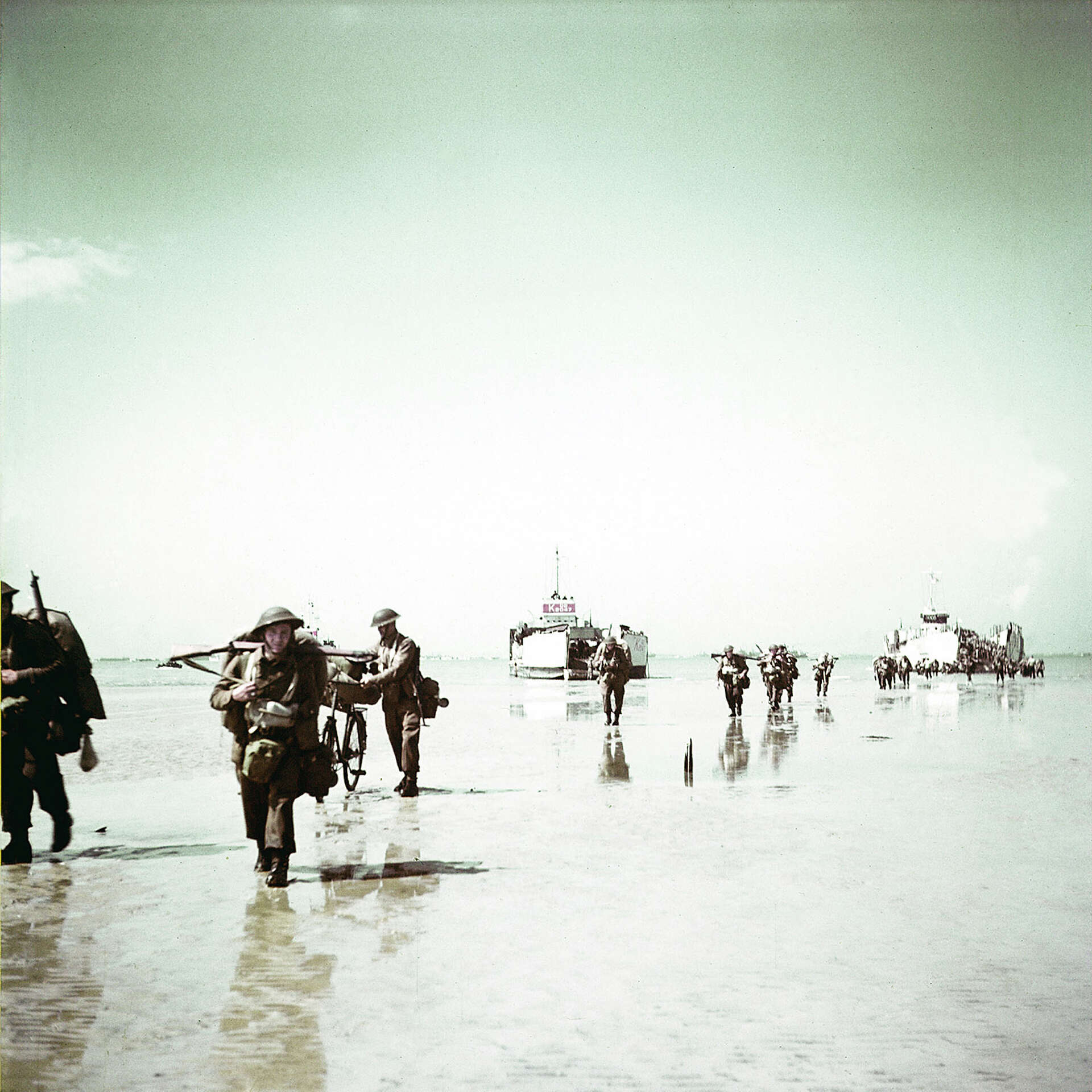 Colorized photos of D-day show new view of historic WWII invasion