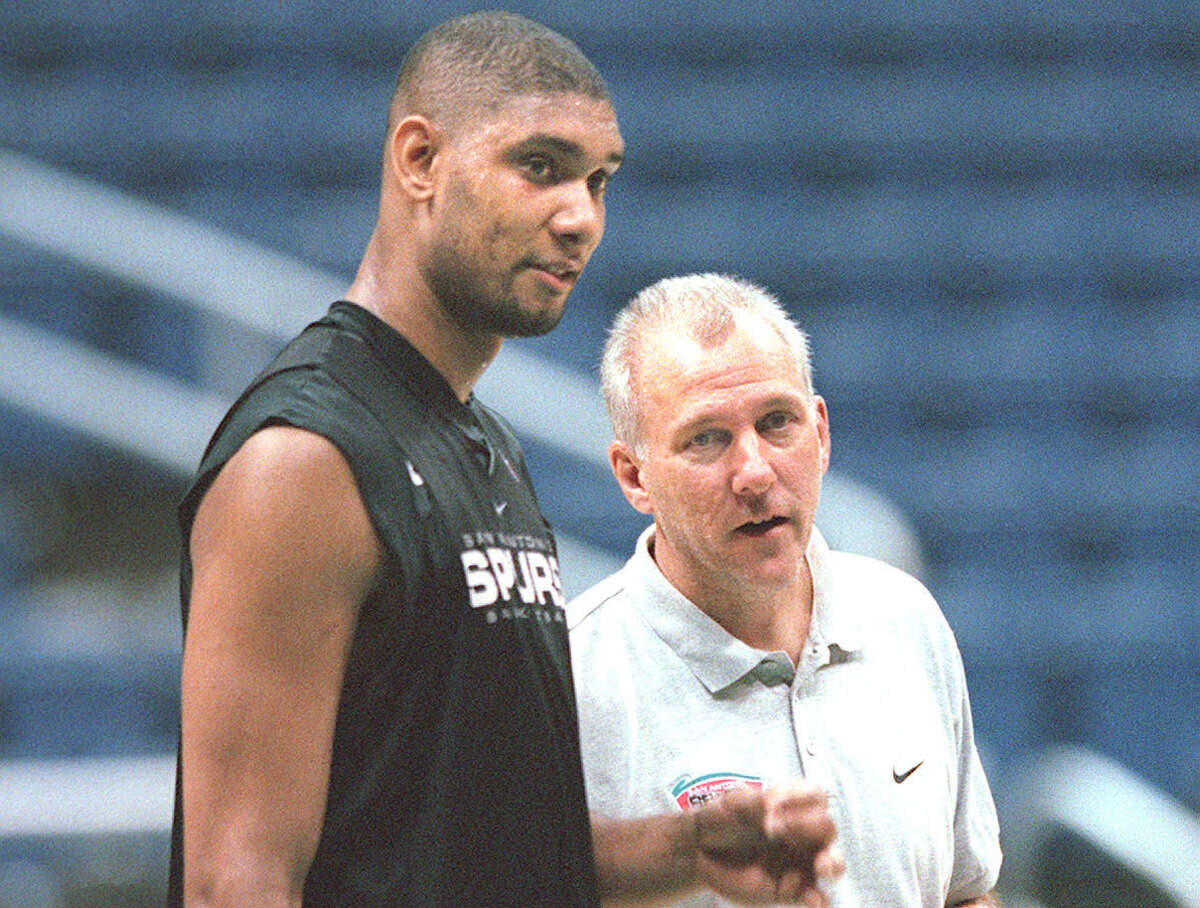 Gregg Popovich will discuss Tim Duncan's legacy at 3 p.m. today