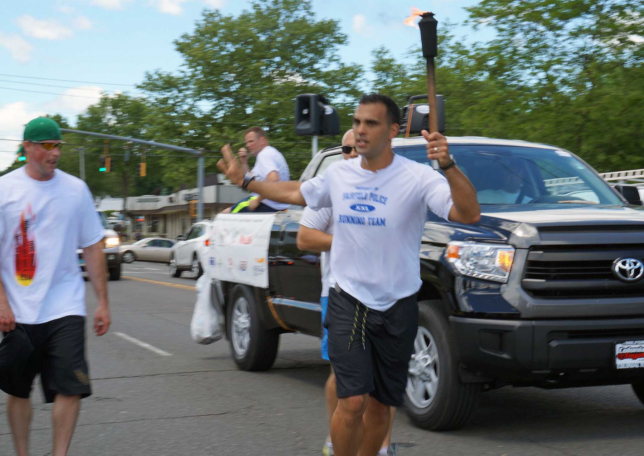 Special Olympics Torch Run blazes through town