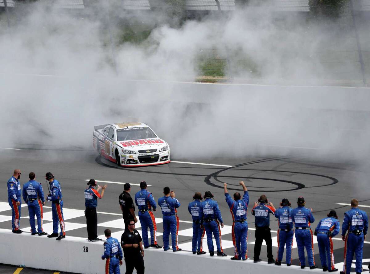 Earnhardt gets a gift-wrapped victory