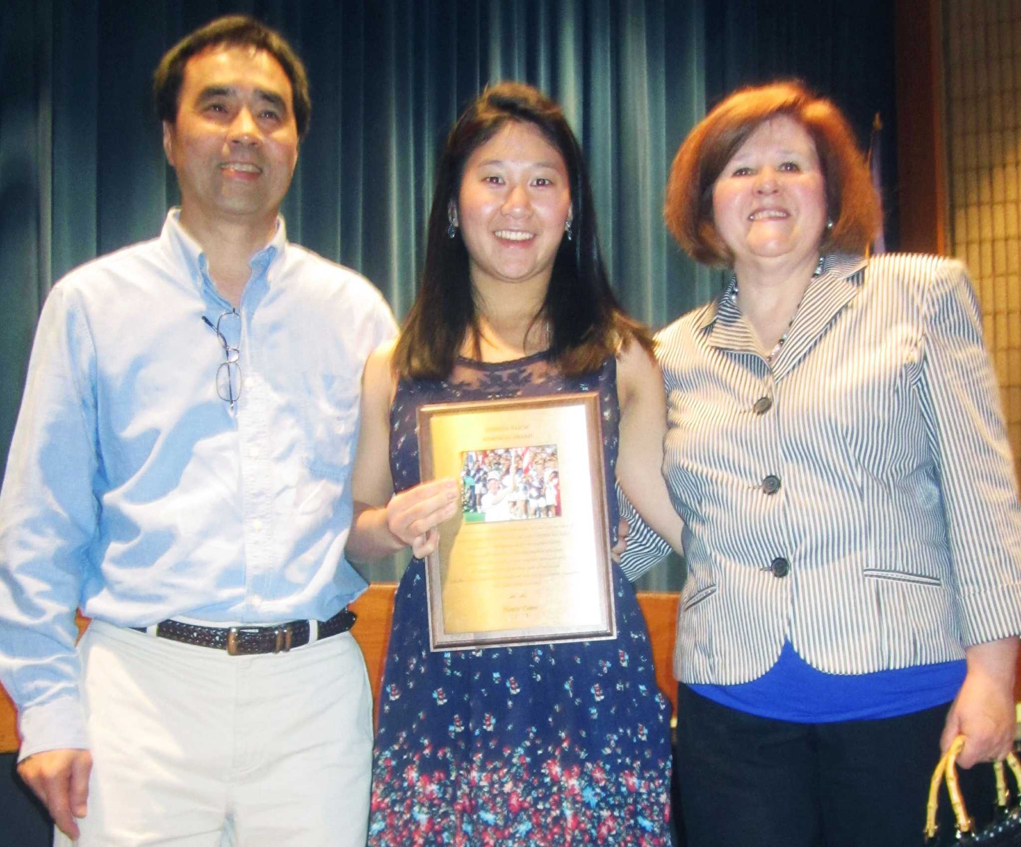 Emily Chin earns Shepaug's Reich award