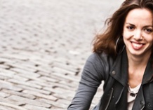 One foot forward, one in the past