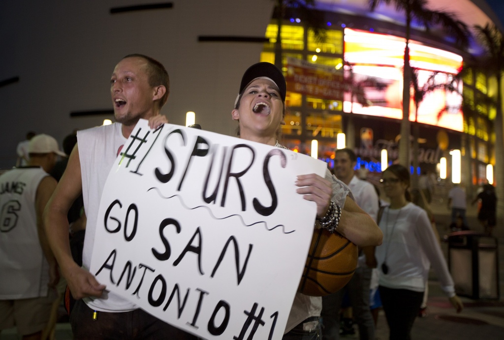 Does your Go Spurs Go get way out there?