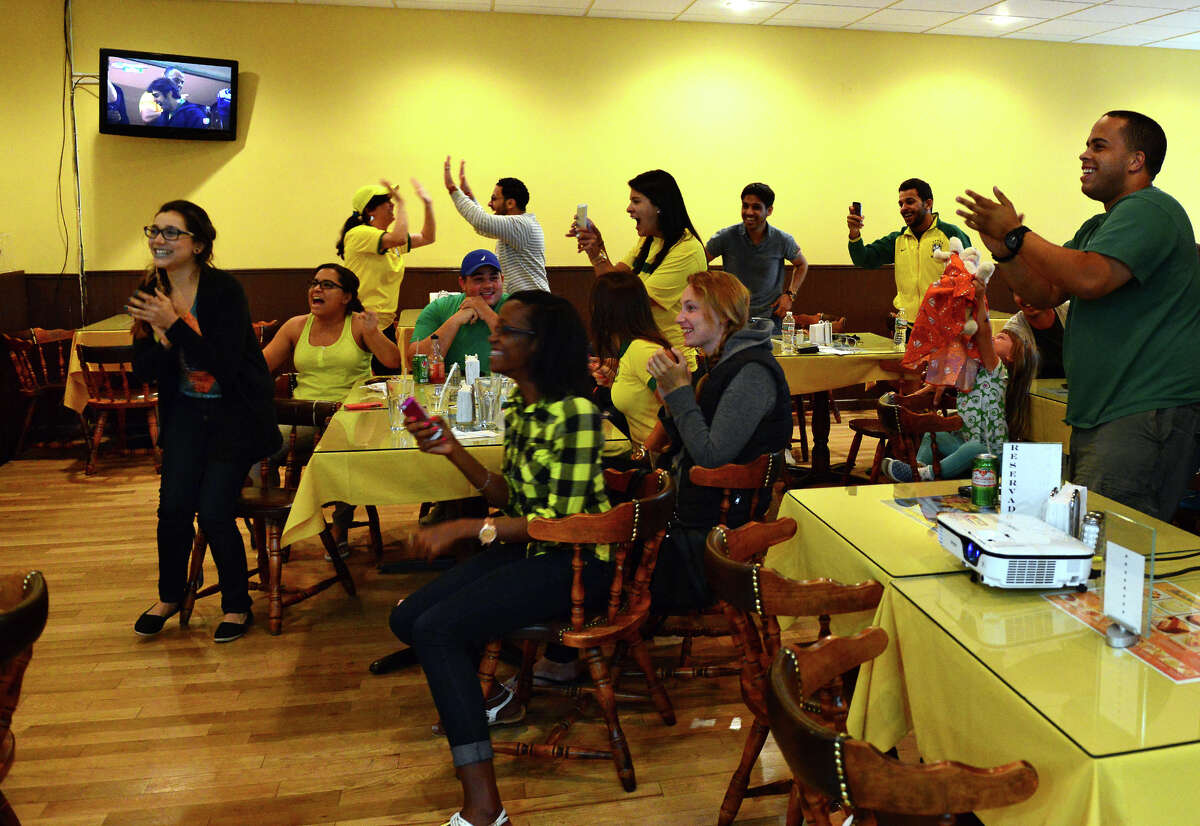 Brazil's fans get World Cup party started