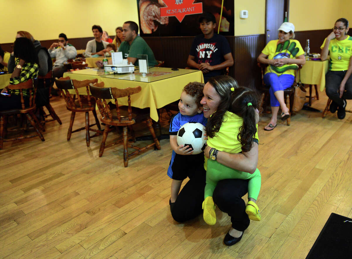 Brazil's fans get World Cup party started